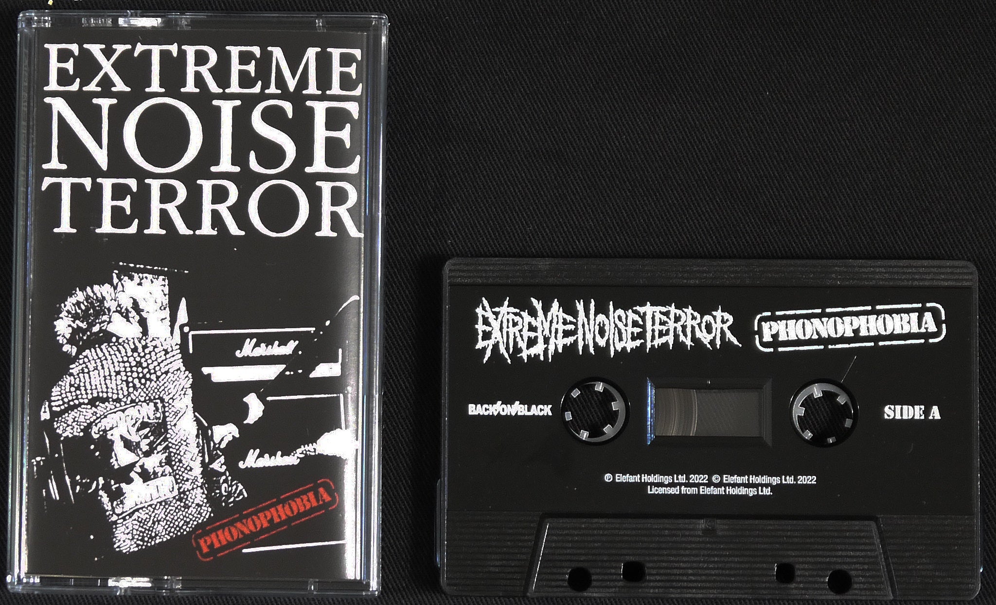 EXTREME NOISE TERROR - Phonophobia MC Tape – grindfather.prod