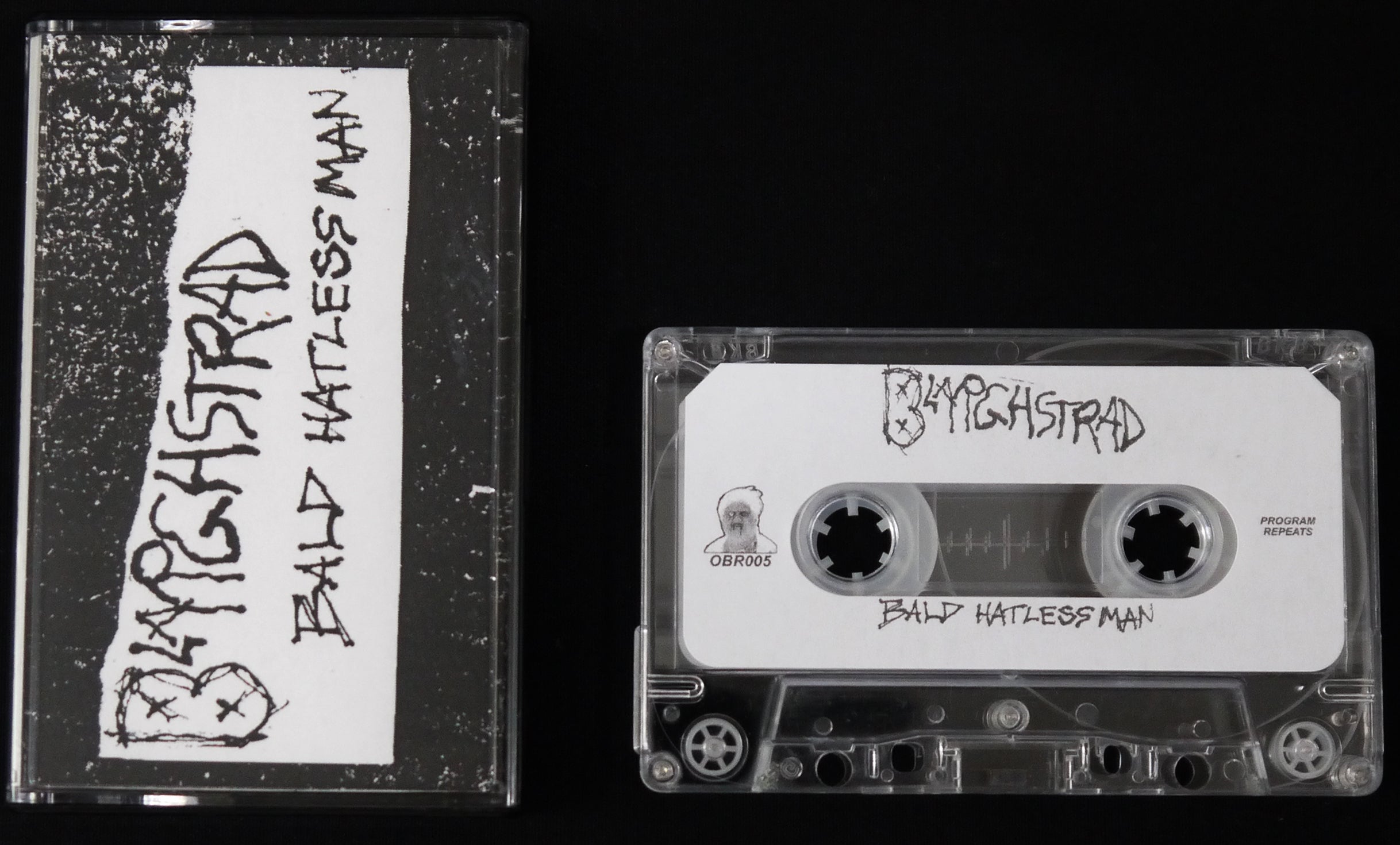 BLARGHSTRAD - Bald Hatless Man MC Tape – grindfather.prod