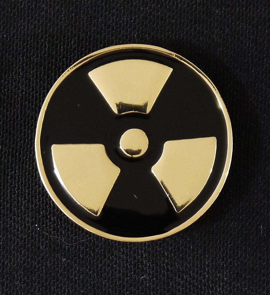 Radiation Warning Symbol - Enamel Pin – grindfather.prod