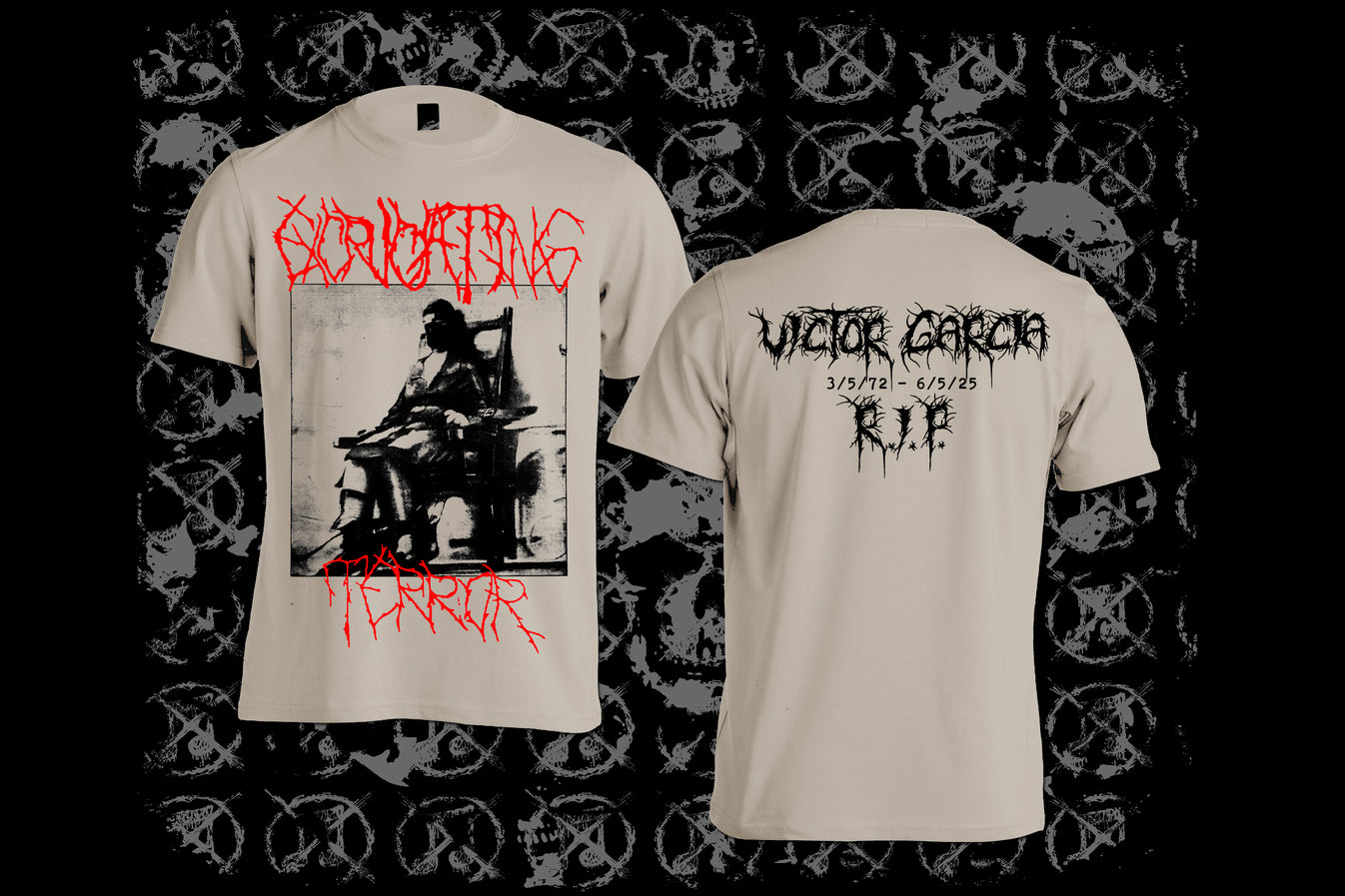 EXCRUCIATING TERROR - Vision Of Terror T-shirt – grindfather.prod