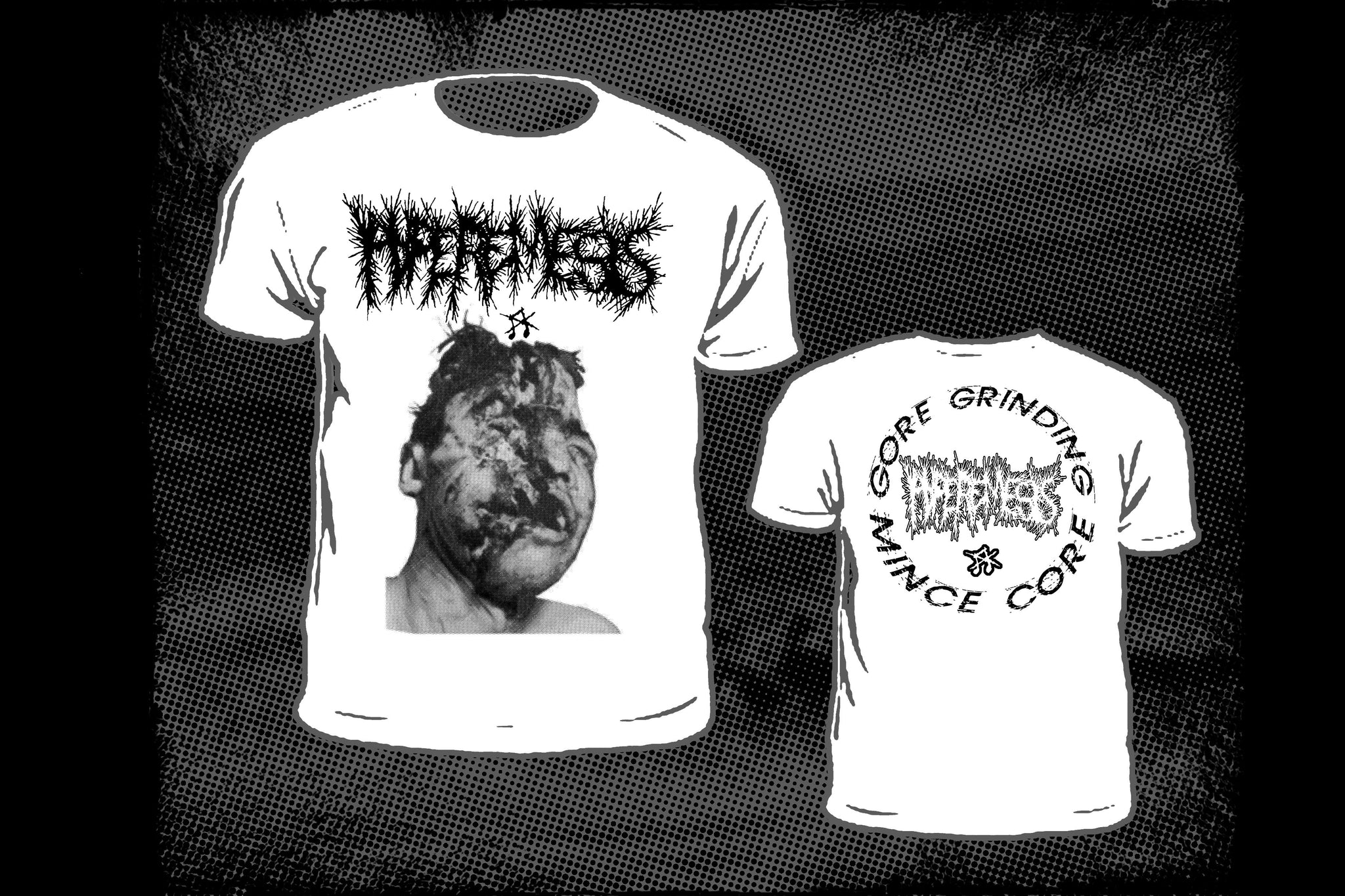 HYPEREMESIS - Gore Grinding Mince Core T-shirt – grindfather.prod