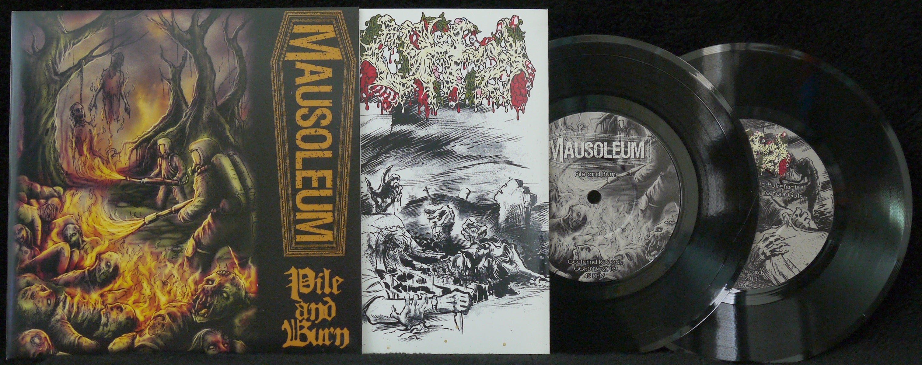 MAUSOLEUM / OFFAL - Split 7" – grindfather.prod