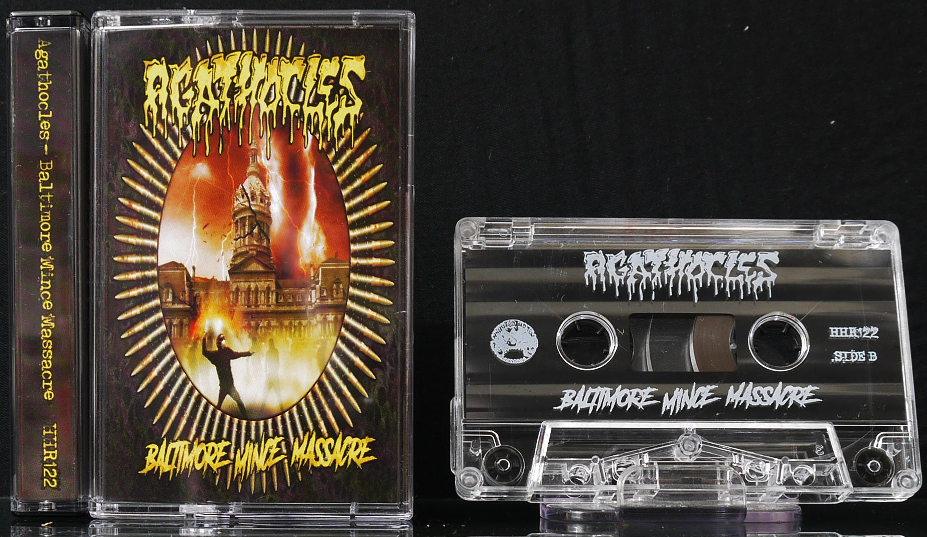AGATHOCLES - Baltimore Mince Massacre MC Tape – grindfather.prod