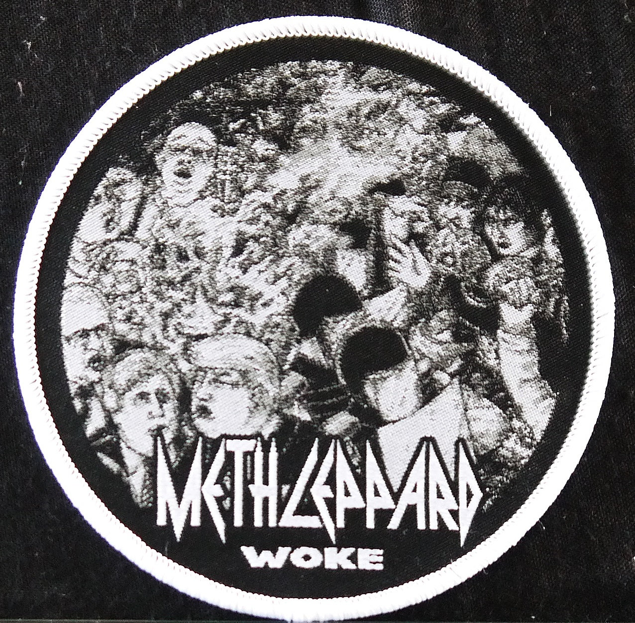 METH LEPPARD - Woke Woven Patch – grindfather.prod